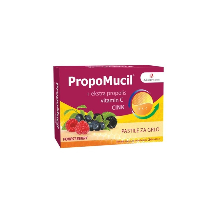 Propomucil pastile šumsko voće 24 komada - Online apoteka Srbotrade