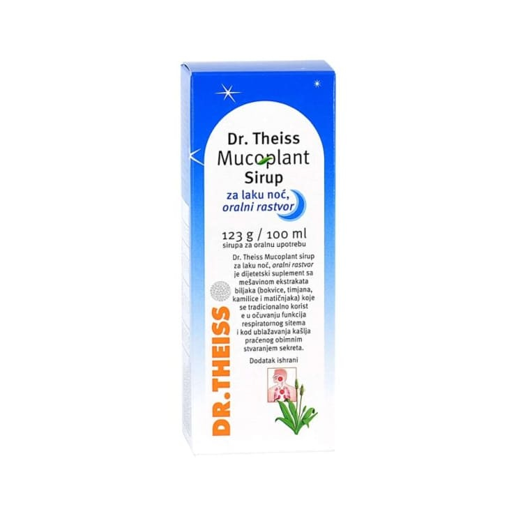 Dr. Theiss Mucoplant sirup za laku noć 100ml - Online apoteka Srbotrade