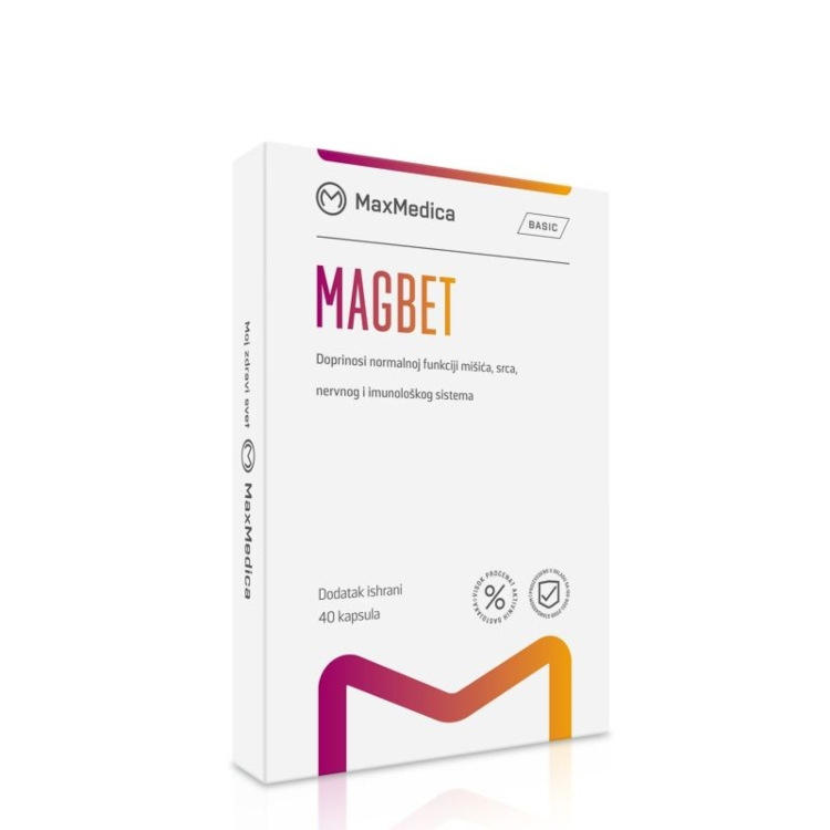 MaxMedica Magbet 40 kapsula - Online apoteka Srbotrade