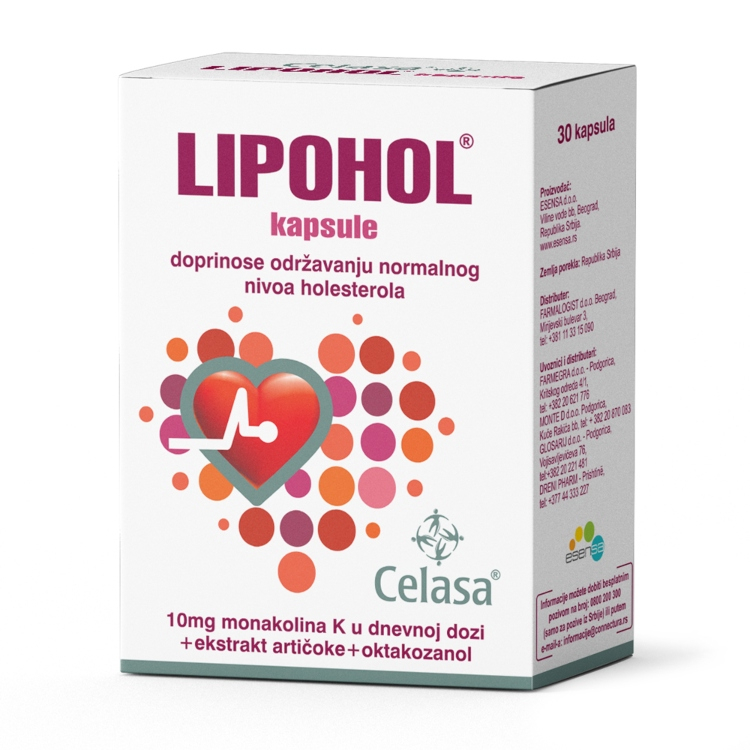 Lipohol 30 kapsula - Online apoteka Srbotrade