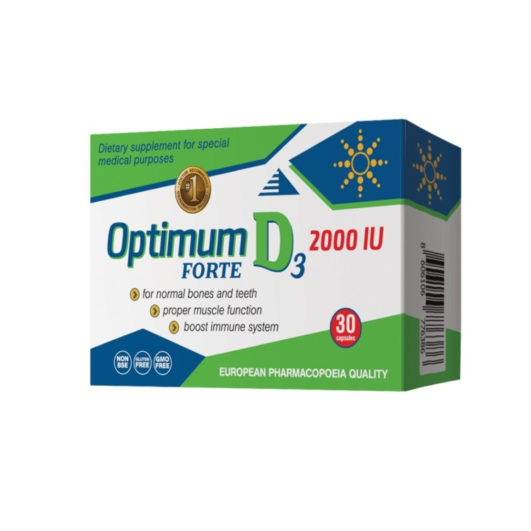 Optimum D3 Forte 2000IU 30 kapsula - Online apoteka Srbotrade
