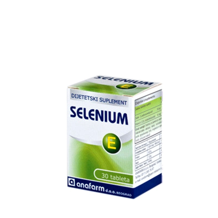 Selenium E 30 tableta - Online apoteka Srbotrade