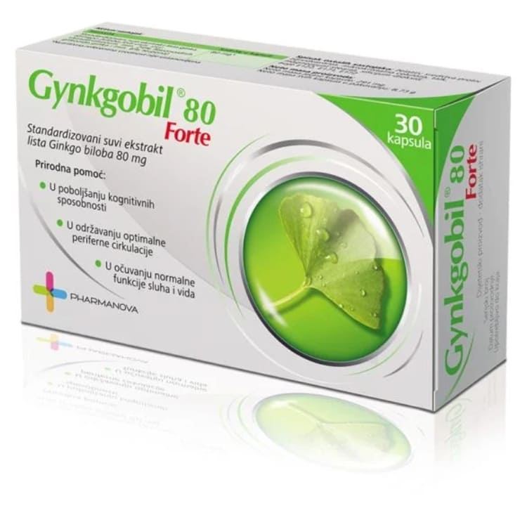 Gynkgobil Forte 80mg 30 kapsula - Online apoteka Srbotrade