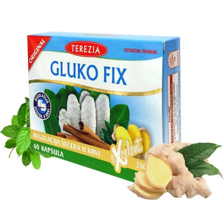Gluko Fix 60 kapsula - Online apoteka Srbotrade