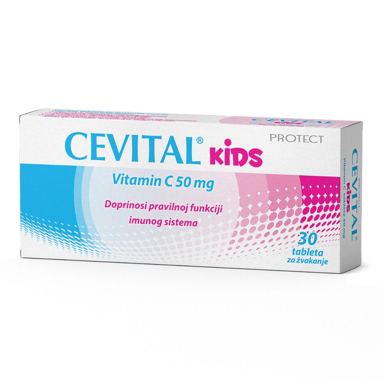 Cevital Kids C 50mg 30 tableta za žvakanje - Online apoteka Srbotrade