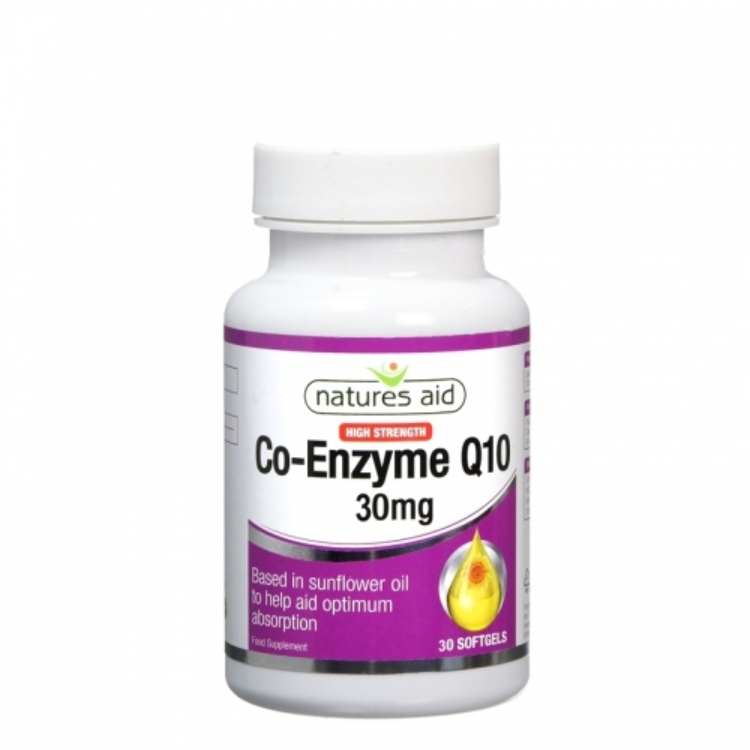 Natures Aid Koenzim Q10 30mg 30 kapsula - Online apoteka Srbotrade