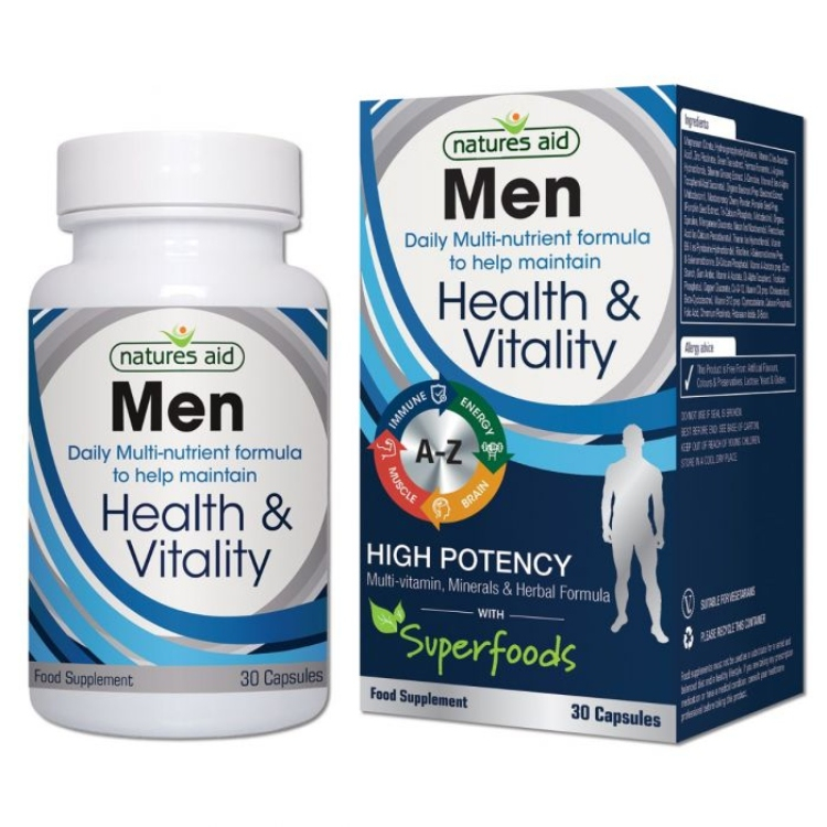 Natures Aid Men Multivitamin 30 kapsula - Online apoteka Srbotrade