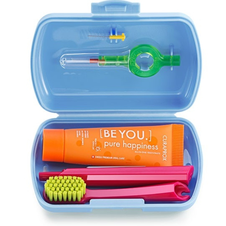 Curaprox putni set - plavi - Online apoteka Srbotrade