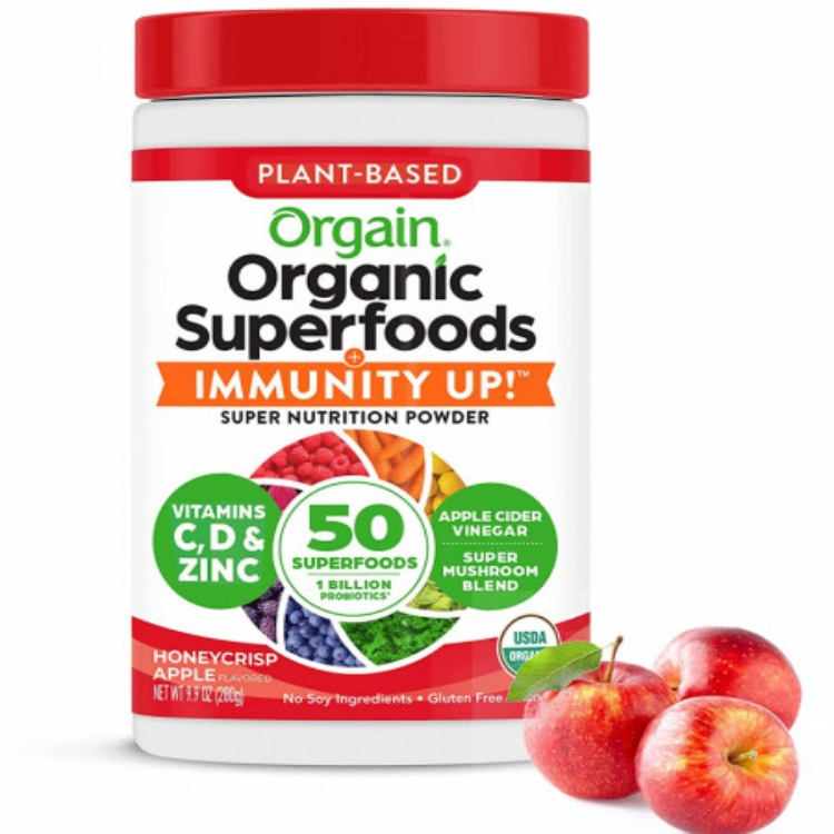 Orgain Organic Superfoods Imuno - ukus medena jabuka 280g - Online ...
