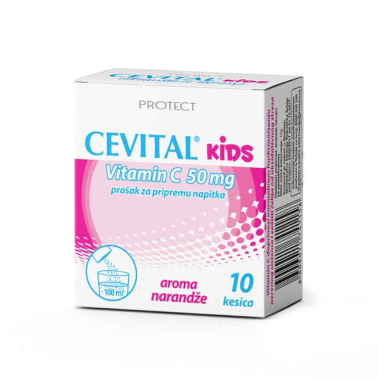 Cevital Kids C 50mg 10 kesica - Online apoteka Srbotrade